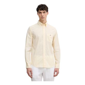 GANT Homme, Chemises, Jaune, Taille: 3XL Chemises Casual