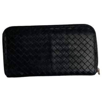Bottega Veneta Portefeuille Intrecciato Pre-owned - Femme - Pre-owned - Noir - Taille: ONE Size
