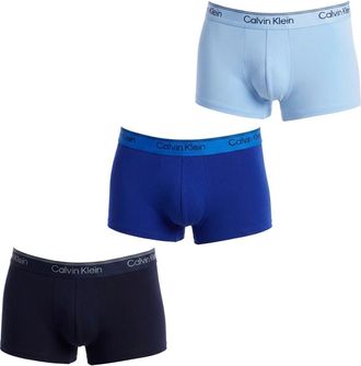 Calvin Klein Homme, Sous-v&ecirc;tements, Multicolore, Taille: XL Boxers taille basse en microfibre stretch (lot de 3)