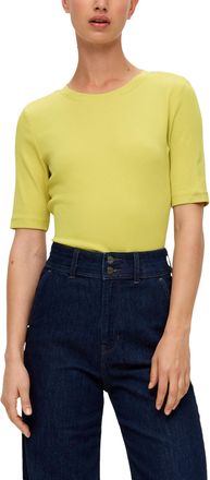 s.Oliver Damen T-Shirt Kurzarm Yellow 34