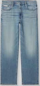 Calvin Klein Jeans Straight Fit Jeans aus reiner Baumwolle