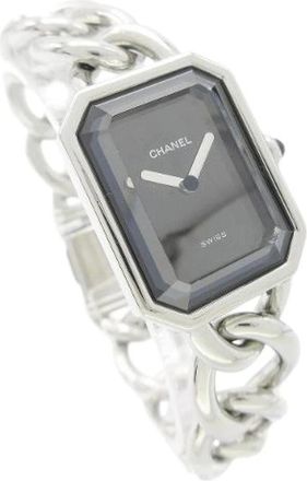 Chanel Montre en acier inoxydable Pre-owned - Femme - Pre-owned - Noir - Taille: ONE Size