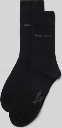 Marc O'Polo Socken mit Logo-Schriftzug im 2er-Pack