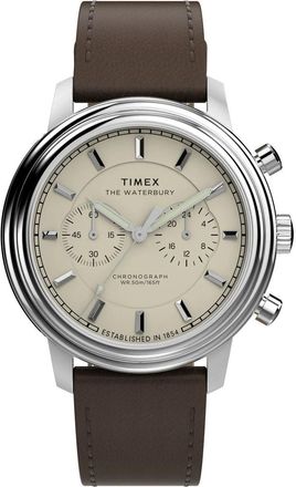 Timex Uhren - Quarz-Chronographenuhr Waterbury Metropolitan Chro - Gr. unisize - in Braun - für Damen