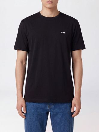 HUGO BOSS Lot de trois t-shirts en coton avec logo contrastant