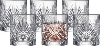 Lyngby Glas Melodia Wasserglas, Trinkglas, 23 cl, 6 Stck