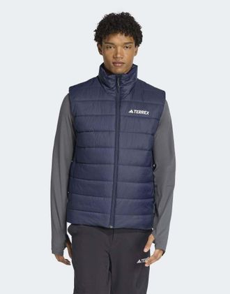 adidas adidas Performance - Terrex Multi Essentials - Wattierte Climawarm-Weste in Legend Ink-Dunkelblau-Schwarz