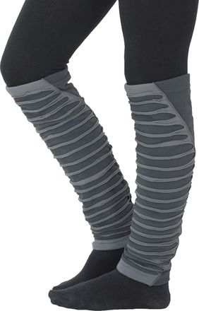 Purewonder Damen Stulpen Beinstulpen Beinw&auml;rmer Modell Nr. 2 Grau