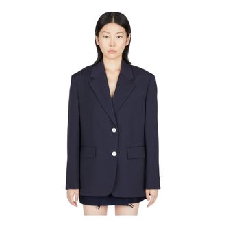 Prada Damen, Jacken, Blau, XSGr&ouml;&szlig;e