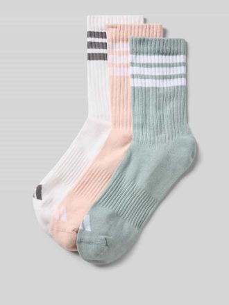 adidas Socken mit Label-Print im 3er-Pack