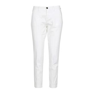 Roy Rogers Pantaloncini cropped - Femme - Pantalons - Blanc - Taille: W27