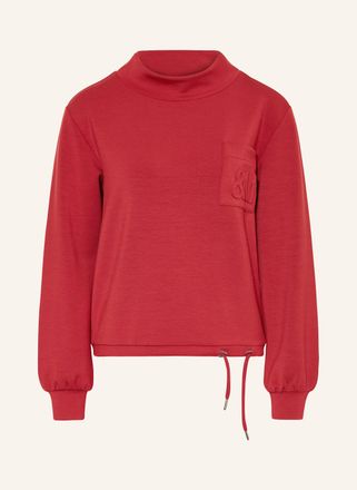 Monari Monari Sweatshirt Mit Schmuckperlen rot