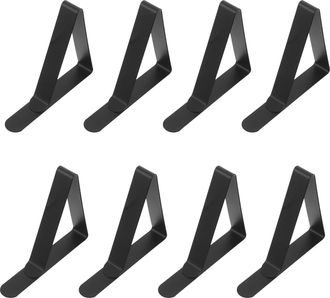 Yardwe 8 St&uuml;ck Edelstahl Tischdeckenklammern Windfest Metall Picknickklemmen f&uuml;r Outdoor Camping Garten Terrasse