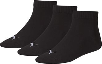 Puma Unisex Quarter Quarters Socken 12er Pack (Schwarz, 43-46)