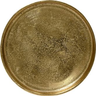 Kaemingk Teller Dekor Gold Aluminium 30 cm