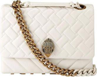Kurt Geiger Femme, Sacs, Blanc, Taille: ONE Size Kensington Shoulder Bag