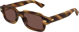 Bottega Veneta Femme, Accessoires, Brun, Taille: 51 MM Bv1442S Lunettes de soleil