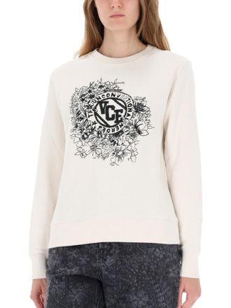 Golden Goose Embroidered Cotton Sweatshirt - White