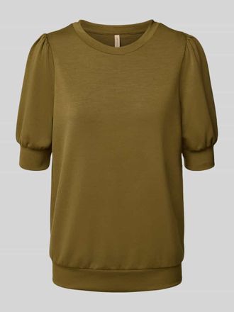 Soyaconcept Sweatshirt mit gerippten Abschl&uuml;ssen Modell BANU