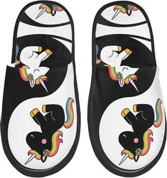 Generic Pantoufles En Coton Cheval De Mer En Yoga Lavables Pantoufles L&eacute;gers Chaussons Invit&eacute;s Pour Voyage Camping Automne L