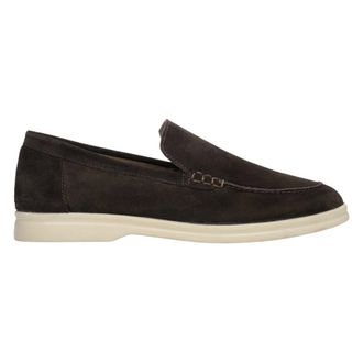 Estro & Luminara Femme, Chaussures, Brun, Taille: 40 EU Saddle Suede Mocassins