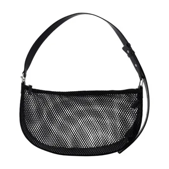 Sams&oslash;e & Sams&oslash;e Mesh Nylon Shoulder Bag - Black