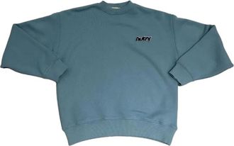 Autry Homme, Sweatshirts et sweats &agrave; capuche, Bleu, Taille: XL Logo Print SweaT-shirt