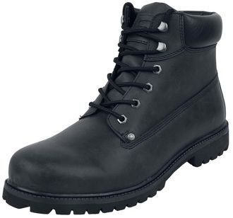 RED by EMP Herren Schwarze Boots mit Schn&uuml;rung EU46
