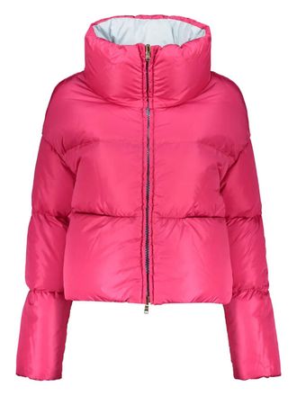 Herno veste zipp&eacute;e &agrave; col montant - Bleu