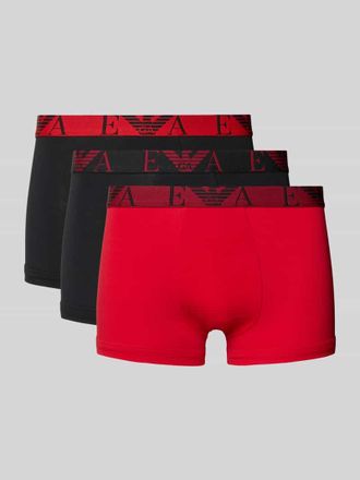 Emporio Armani Trunks im 3er-Pack mit elastischem Logo-Bund
