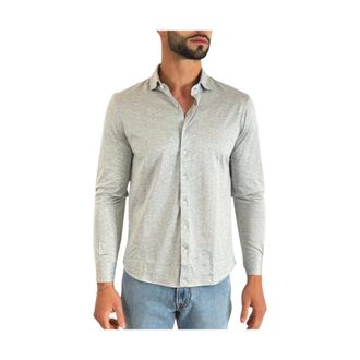 La Fileria Camicia Easy - - Shirts - Herren - Grau - 3XL