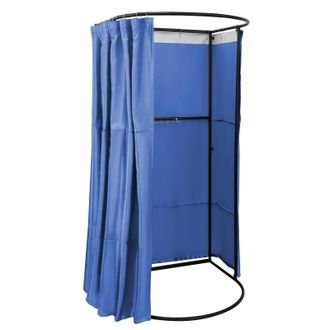 Generic Tragbare Garderobe, tragbare Garderobe, tragbarer Raum, mobiler Sichtschutz, Metallrahmen mit Haken, Vorh&auml;nge, f&uuml;r den Au&szlig;enbereich, Innenbereich, B&uuml;r