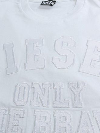 Diesel Rundhalsshirt aufgen&auml;hte Logo-Applikation - T-JUST 250216