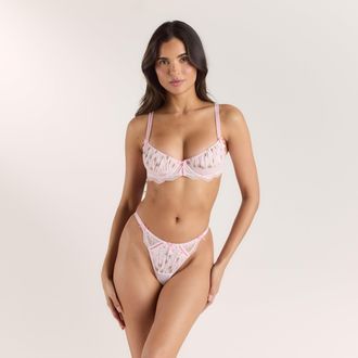 Lounge Orelia Balcony BH - Florales Rosa - 65 / DD