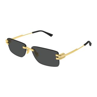 Bottega Veneta Lunettes de soleil - unisex - Accessoires - Jaune - Taille: 58 MM