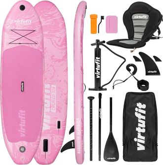 VirtuFit Supboard Cruiser 305 - Pink - Mit Kajak-Sitz, Zubehör und Tragetasche