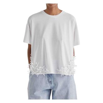 Meimeij Femme, Tops, Blanc, Taille: 42 FR T-shirt 791