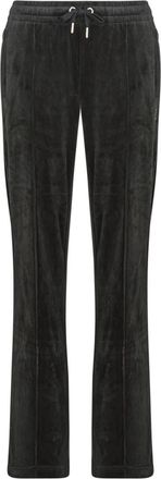 Juicy Couture Tina Velour Track Pant With Diamante Branding