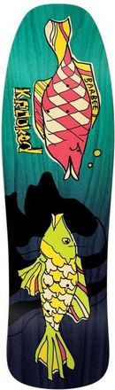 Krooked Pro Barbee Skateboard-Brett / Deck, 24,1 cm, Grün / Schwarz