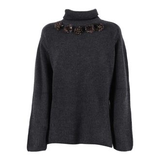P.A.R.O.S.H. P.a.r.o.s.h., Damen, Strickwaren, Grau, MGr&ouml;&szlig;e