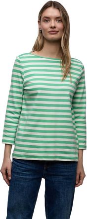 Street One Gestreiftes Shirt Arcadia Green 38