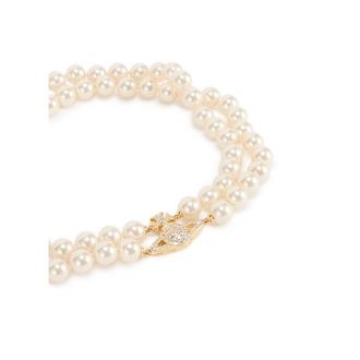 Vivienne Westwood Collier ras-de-cou en laiton et plaqu&eacute; or m&eacute;lang&eacute;s