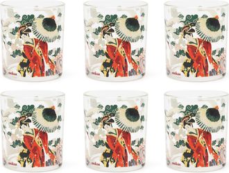 Excelsa Kimono Set mit 6 Gläsern, Glas, Fassungsvermögen 250 ml