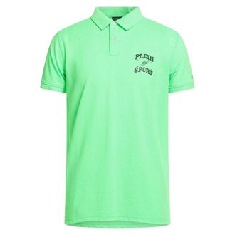 Plein Sport Scratch Logo Gr&uuml;nes Poloshirt