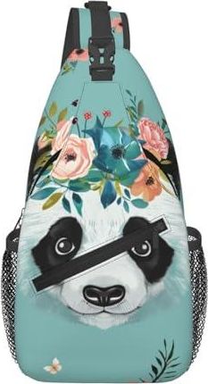 Generic Sac &agrave; dos &agrave; bandouli&egrave;re pour homme Motif panda