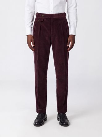 Brunello Cucinelli Pantalon chino slim en velours c&ocirc;tel&eacute; de coton et cachemire