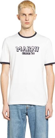 Marni Ringer Logo Cotton T-Shirt