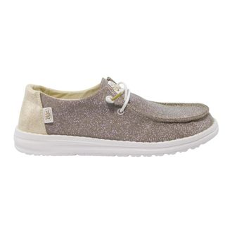 Hey Dude Femme, Chaussures, Beige, Taille: 39 EU Wendy Metallic Sparkle