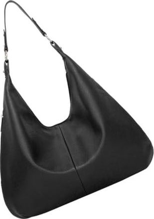 Garneck Sac Port&eacute; &Eacute;paule Femme Noir Sac Fourre-tout PU Haute Capacit&eacute; D&eacute;contract&eacute; pour Shopping et Quotidien