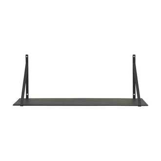 House Doctor Regal mit Eisentr&auml;gern, Lemmy, Schwarz, l: 70 cm, b: 24.5 cm, h: 24.8 cm